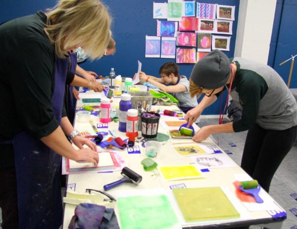 Gelli plate monoprinting | Medway Fine Printmakers