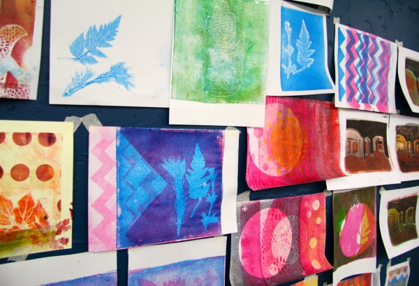 Gelli plate monoprinting | Medway Fine Printmakers