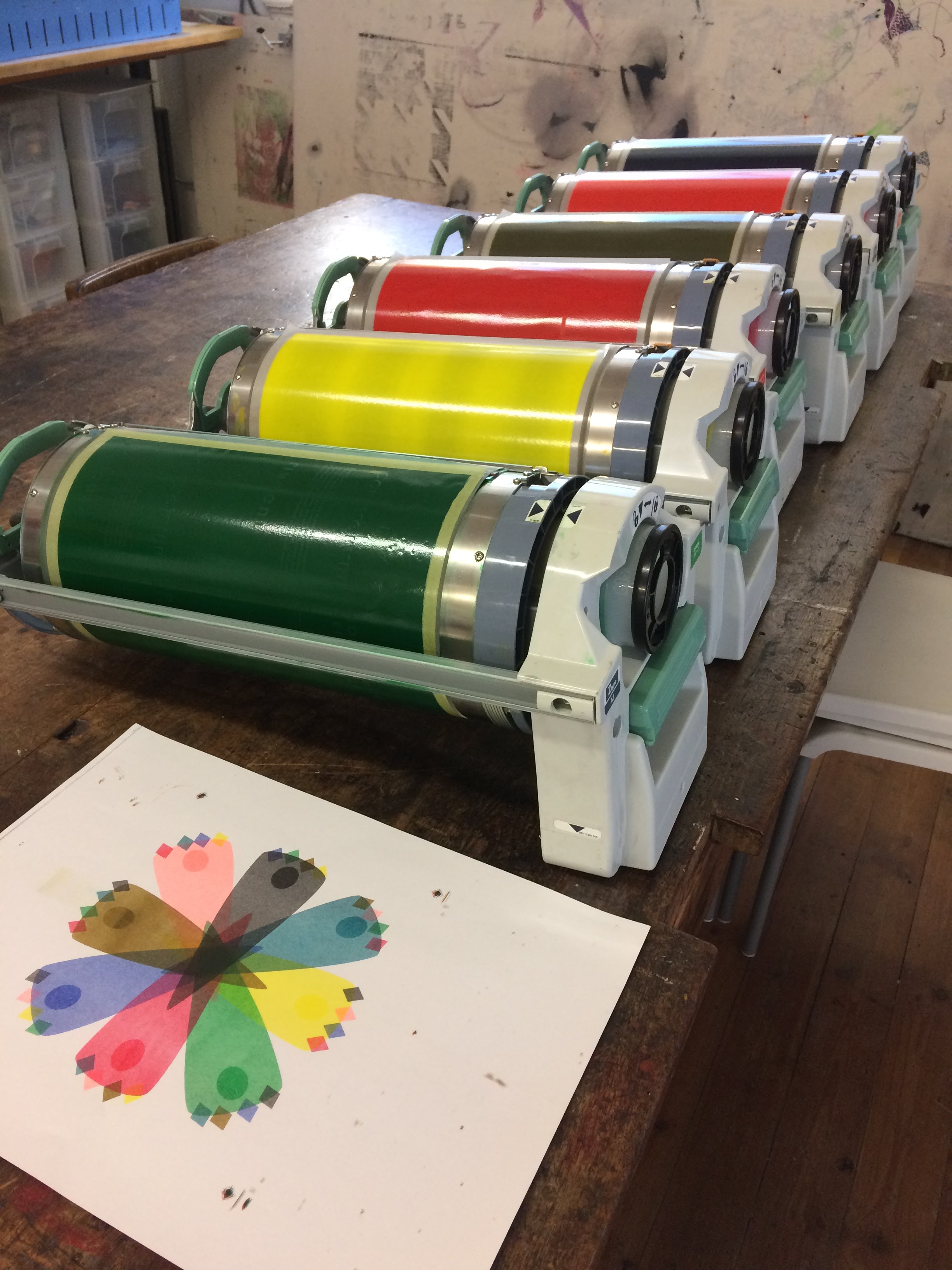 Risograph Printing | Medway Fine Printmakers